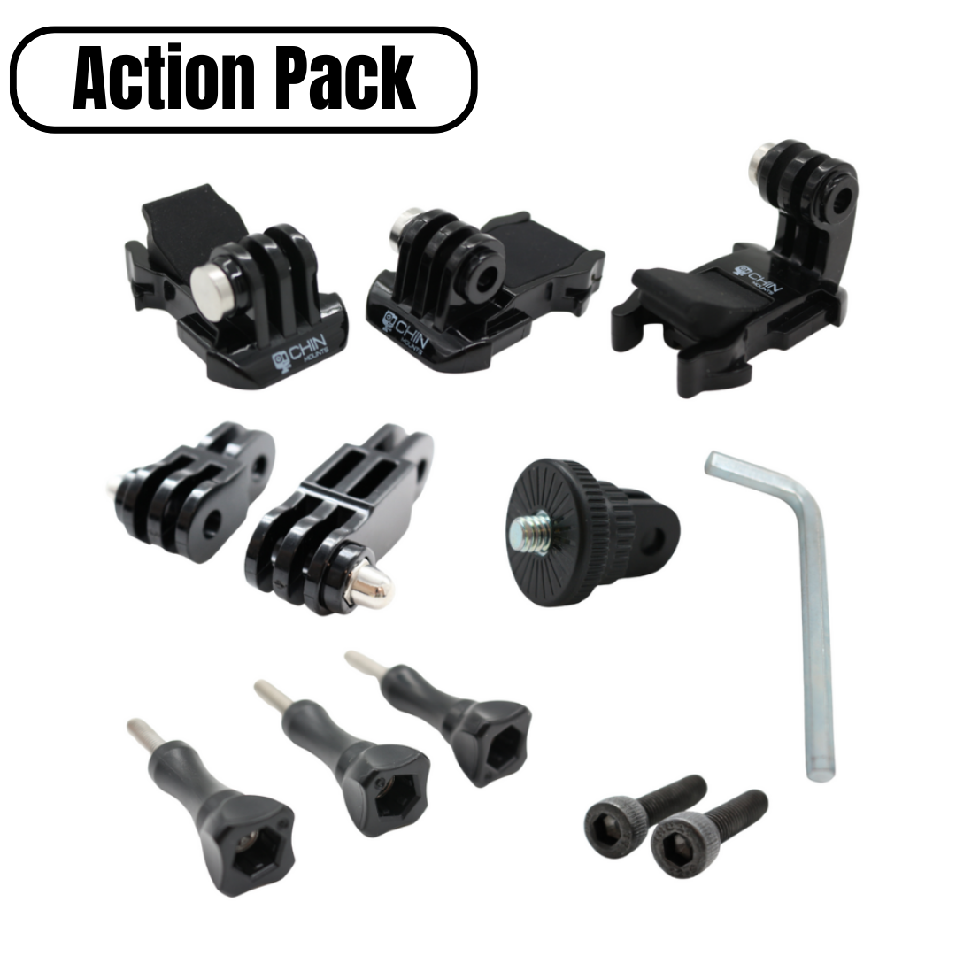 Accessory Action Pack - Ultimate Camera Angle Adjustability — Chin Mounts