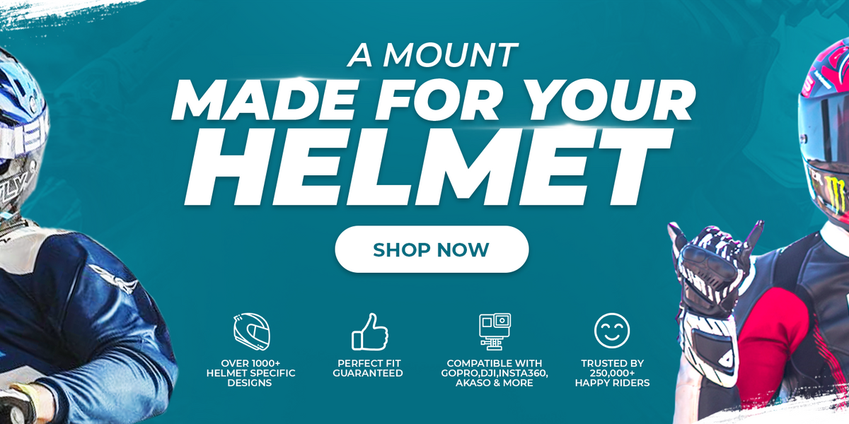 Chin Mounts - Best Motorcycle & MTB Helmet Mounts For GoPro & Insta360