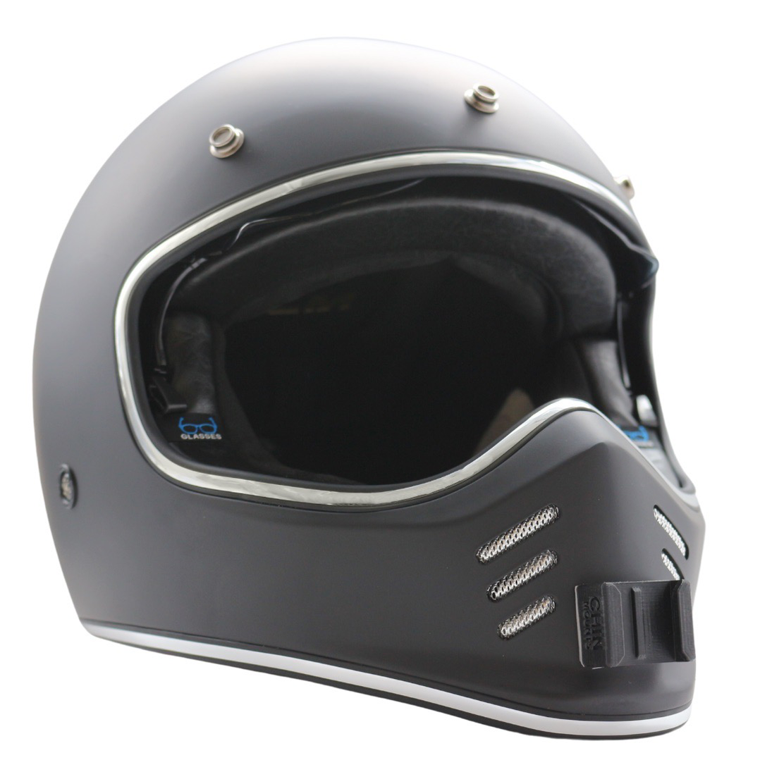 ILM Z502 Helmet Camera Chin Mount for GoPro & Insta360 — Chin Mounts