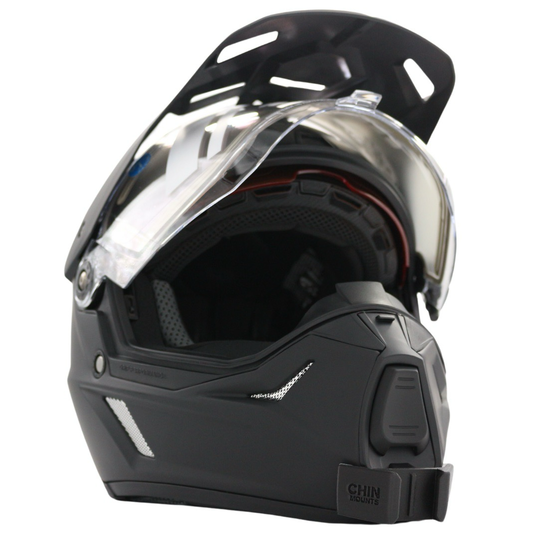 Axxis Wolf DS Helmet Camera Chin Mount for GoPro, Insta360, DJI, and ...