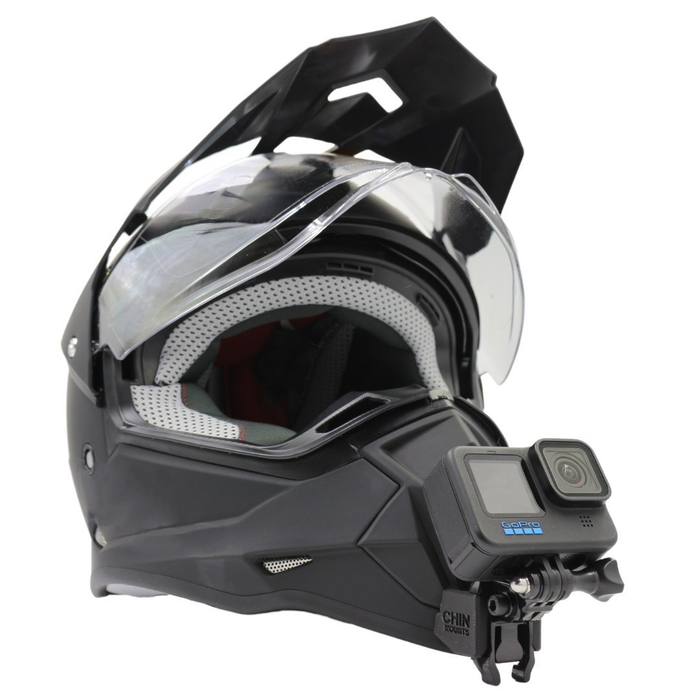 NOX N312 Helmet Camera Chin Mount for GoPro, Insta360, DJI, & more ...