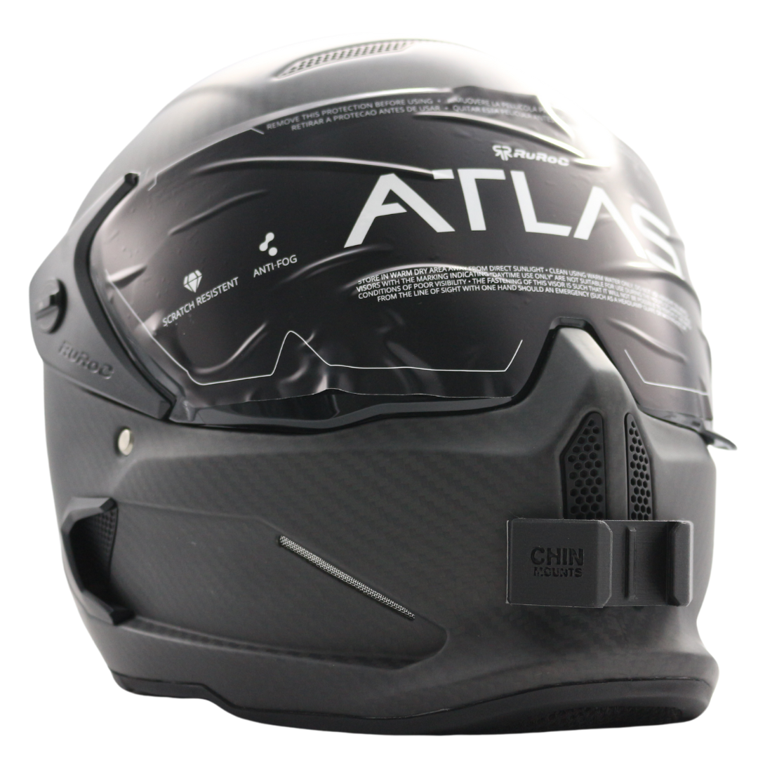 Ruroc Atlas 1.0/2.0/3.0/4.0 Helmet Camera Chin Mount for GoPro & more ...