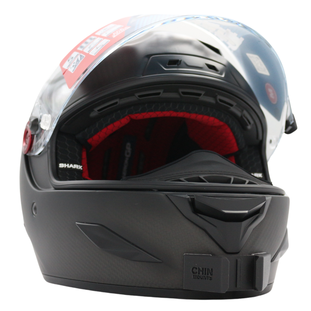 Shark Aeron GP Helmet Camera Chin Mount for GoPro, Insta360, DJI, etc ...