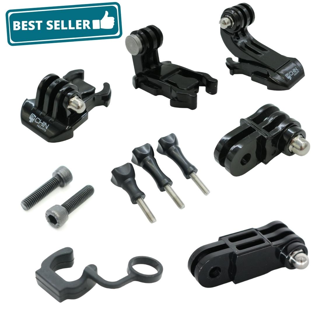 Accessory Action Pack - Ultimate Camera Angle Adjustability — Chin Mounts